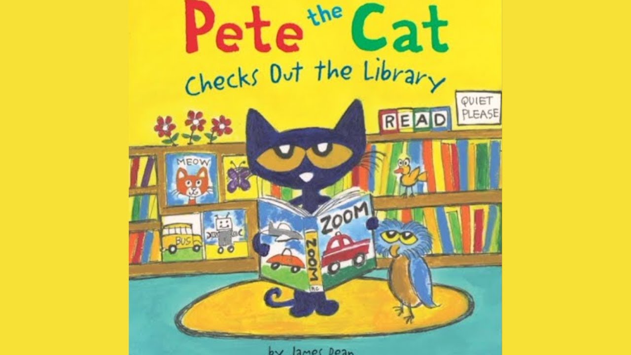 Pete the Cat Checks Out the Library (Read Aloud) - YouTube
