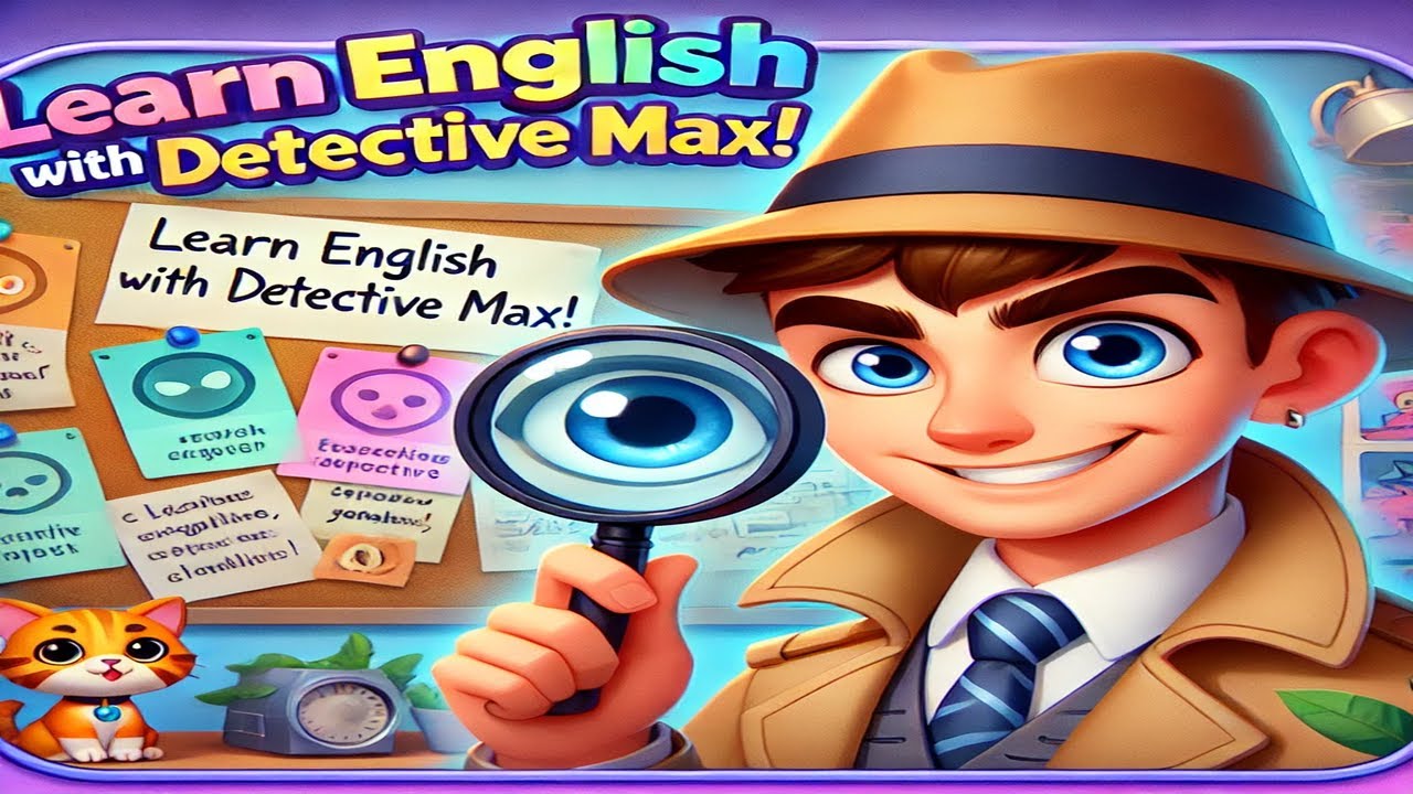 🔍 Solve the Mystery and Learn English with Detective Max! 🐾 - YouTube