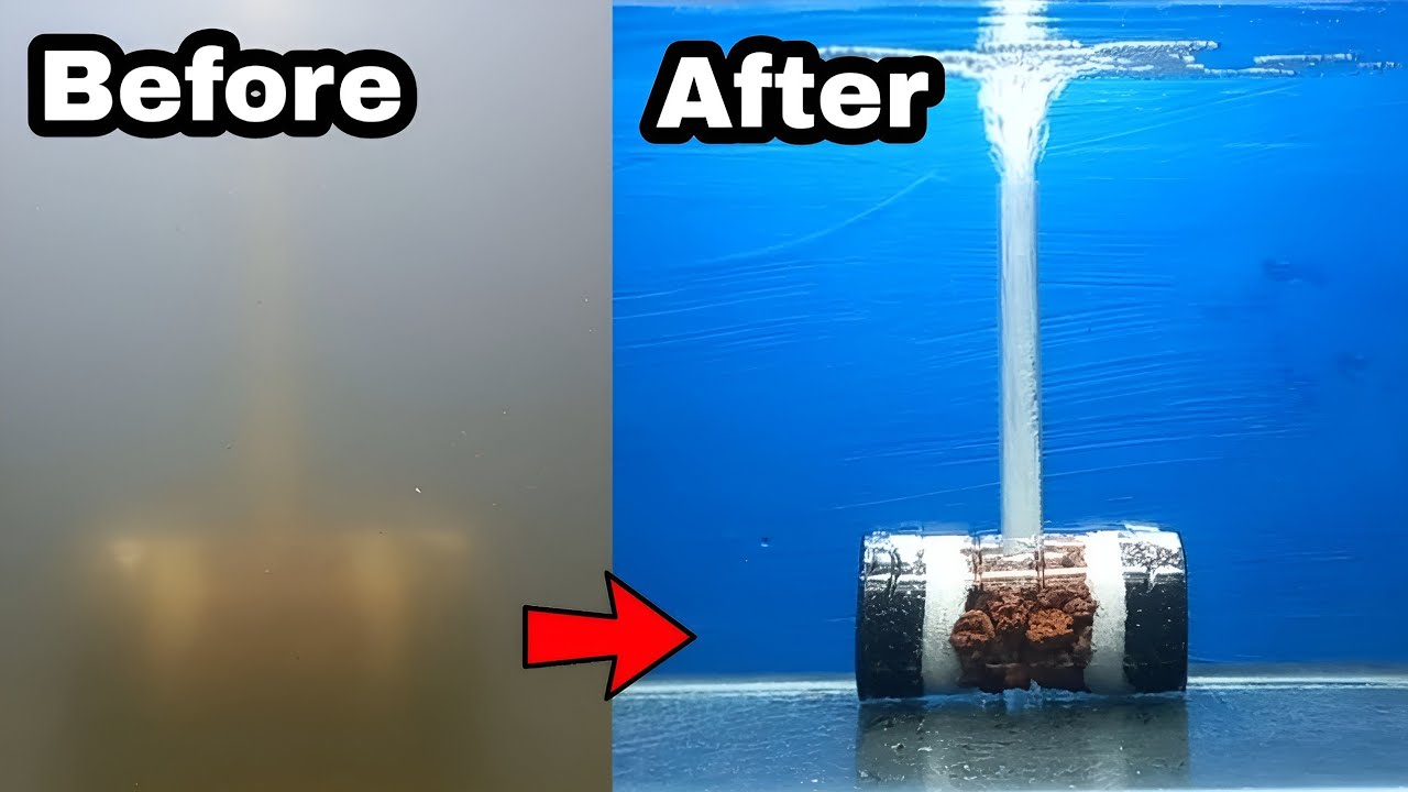 Fish tank filter DIY |Aerator biofoam filter DIY - YouTube