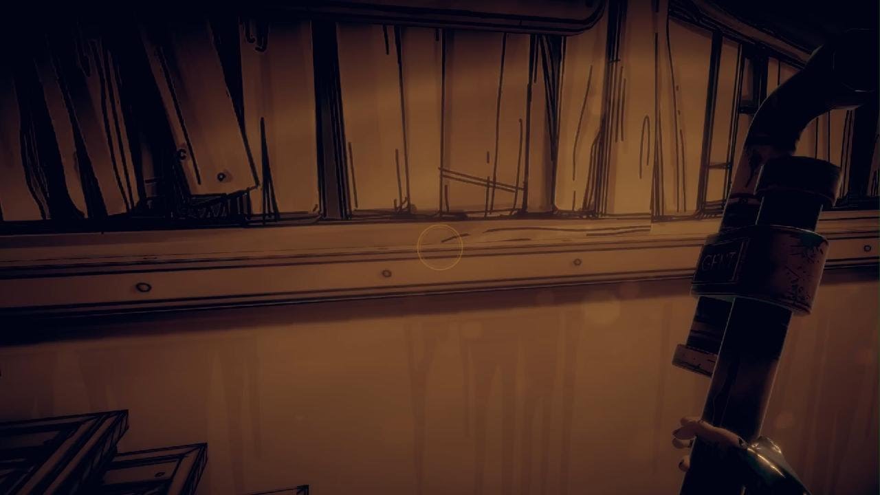 Bendy and the Dark Revival first Bendy encounter - YouTube