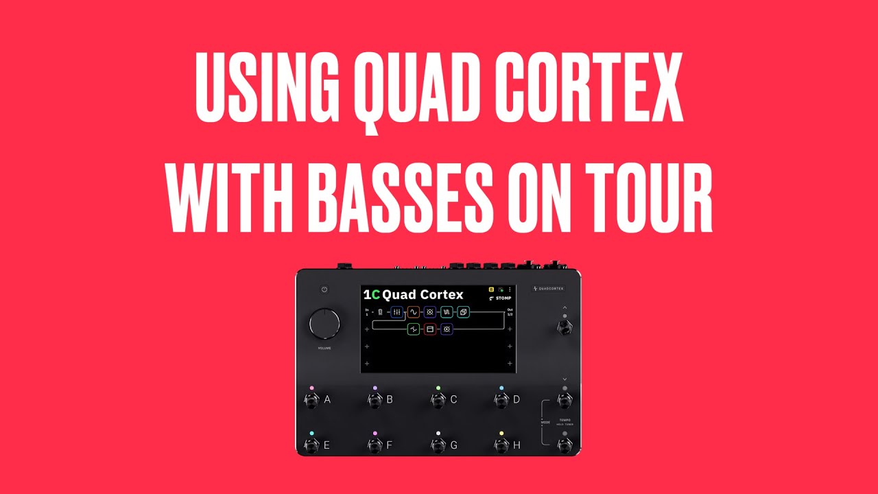 Using the Quad Cortex for all my basses on tour - YouTube