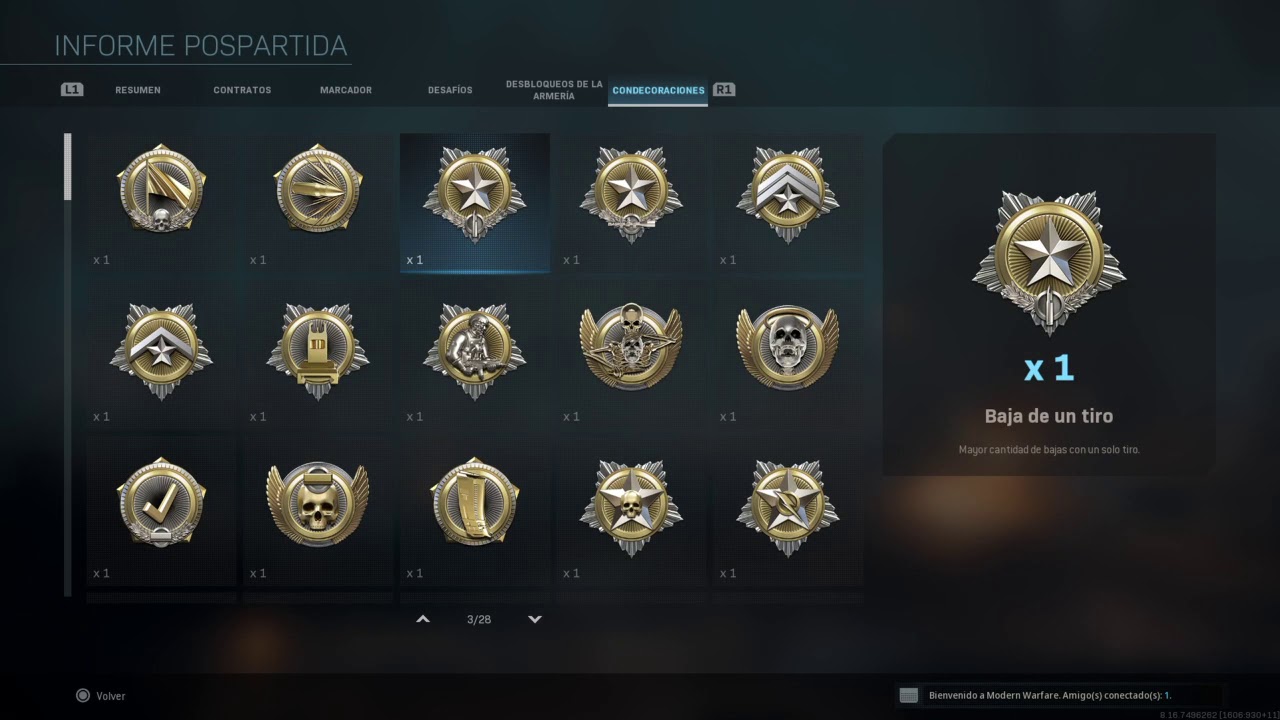 Call of Duty®: Modern Warfare® Medallas - YouTube