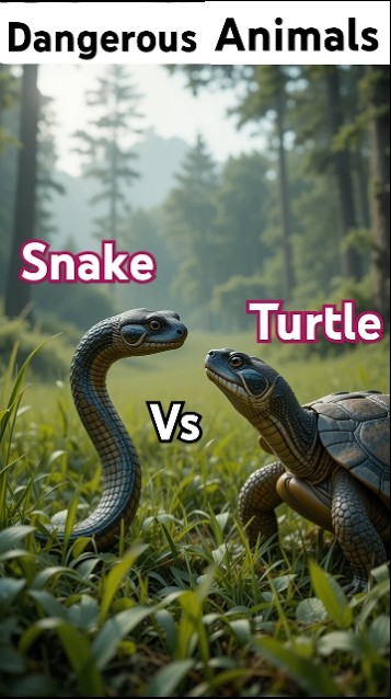जब कछुआ और साँप आमने-सामने आए! | Turtle vs Snake Hybrid | Unreal Animal ...