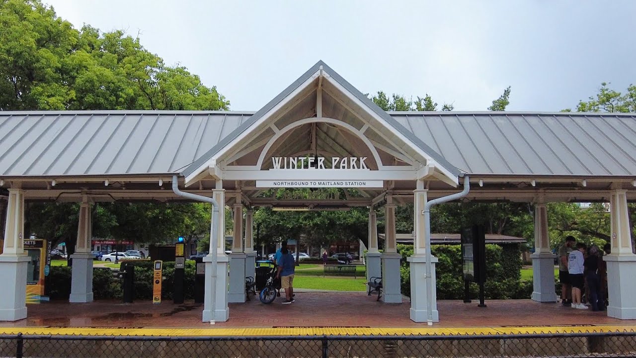 Exploring Winter Park Florida: Amtrak SunRail Station, Central Park ...
