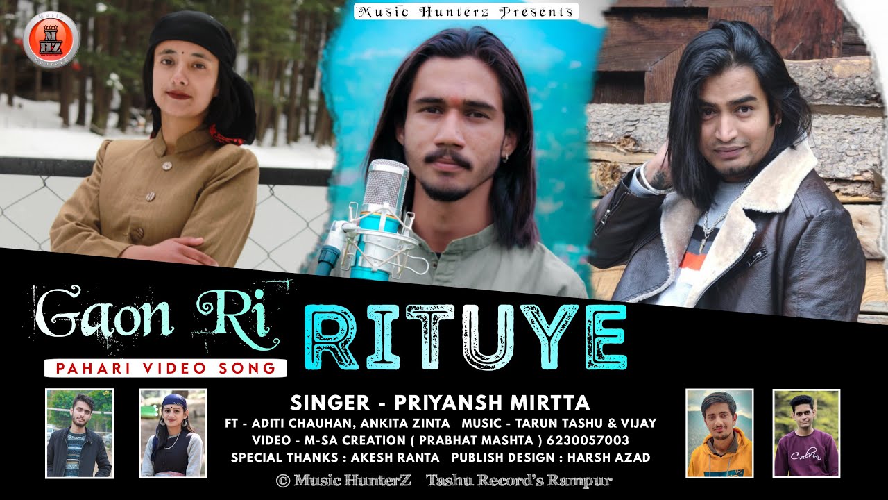 Gaon Ri Rituye By Priyansh Mirtta ft Aditi & Ankita | Himachali Song ...