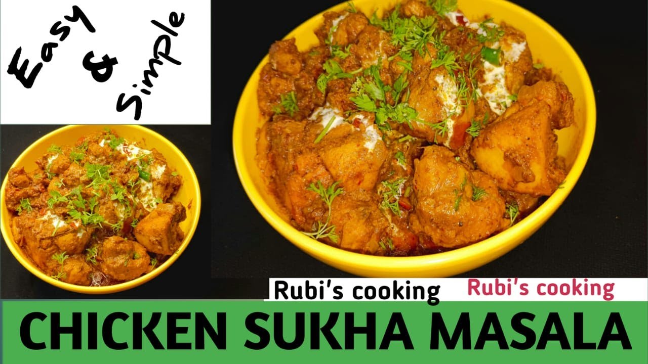 SPICY CHICKEN SUKHA MASALA RECIPE | HOW TO MAKE CHICKEN BHUNA AT HOME ...