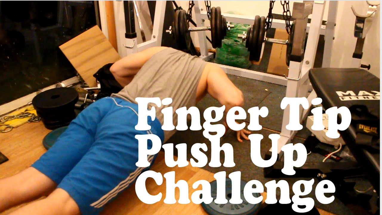 The finger tip Push up Challenge Kortezfitness - YouTube