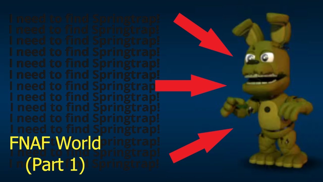 Welcome to the wacky world of FNAF World! (FNAF World Playthrough ...