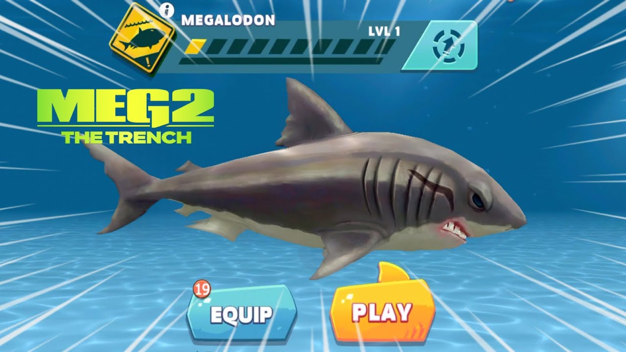 THE MEG UNLOCKED AND GAMEPLAY + ALL TRAILER - Hungry Shark Evolution ...