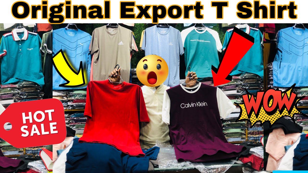 Buy at low prices | Orginal Export T Shirt | Drop Soulder - YouTube