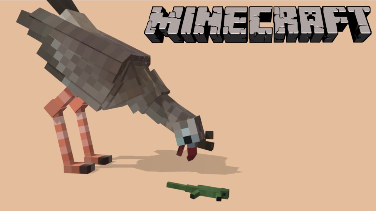 Minecraft Nightingale Bird Not Much Going Here…other Than... The