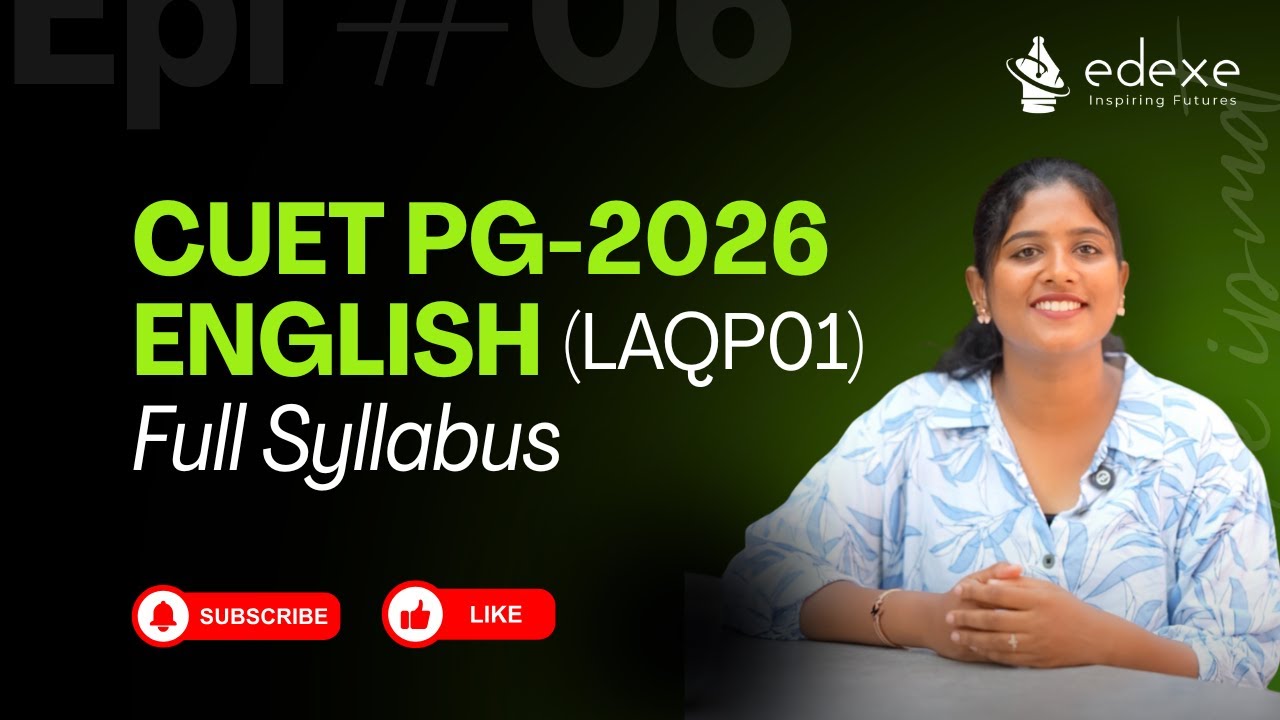 CUET PG English (LAQP01) Complete Syllabus Breakdown | What to Study ...