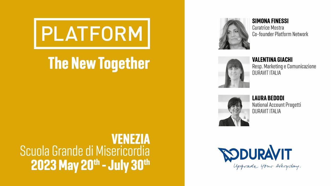 DURAVIT ITALIA_THE NEW TOGETHER @CASA PLATFORM VENEZIA 2023 - YouTube