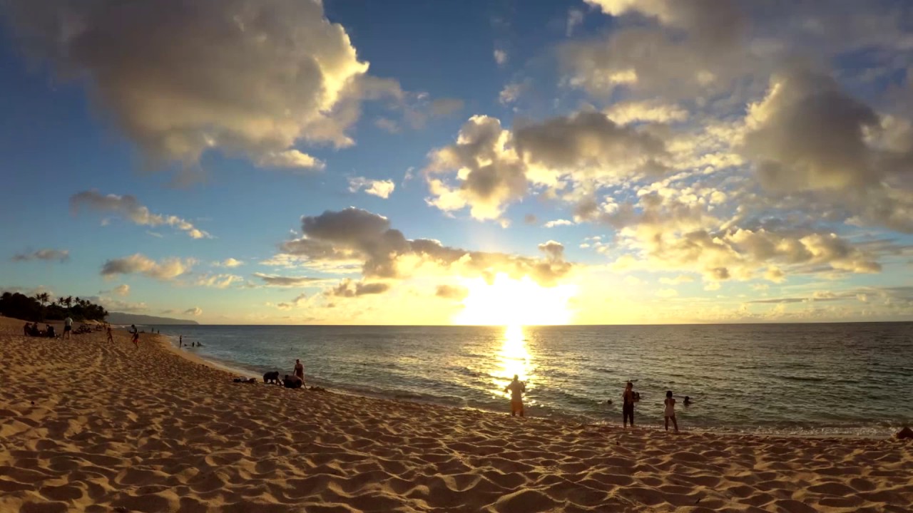 Hawaii Sunset Beach Time lapse jul/2017 - YouTube