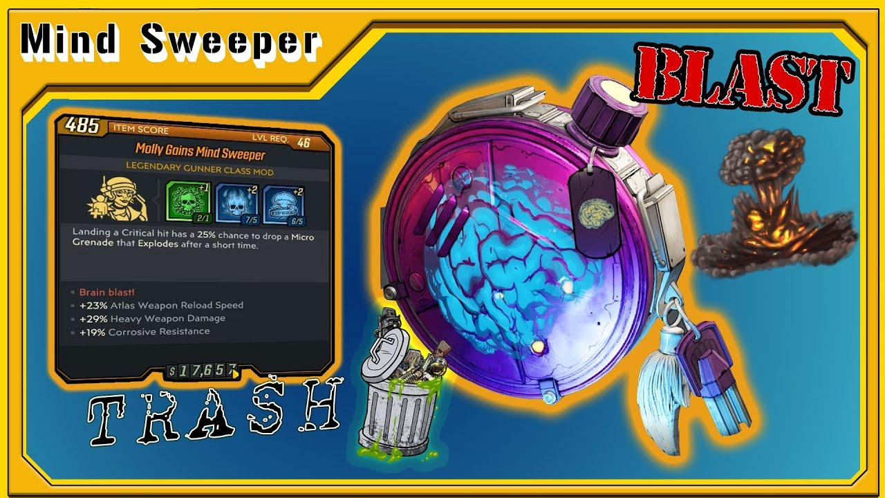 Borderlands 3 - Legendary Mod First Impression & Review - Mind Sweeper ...