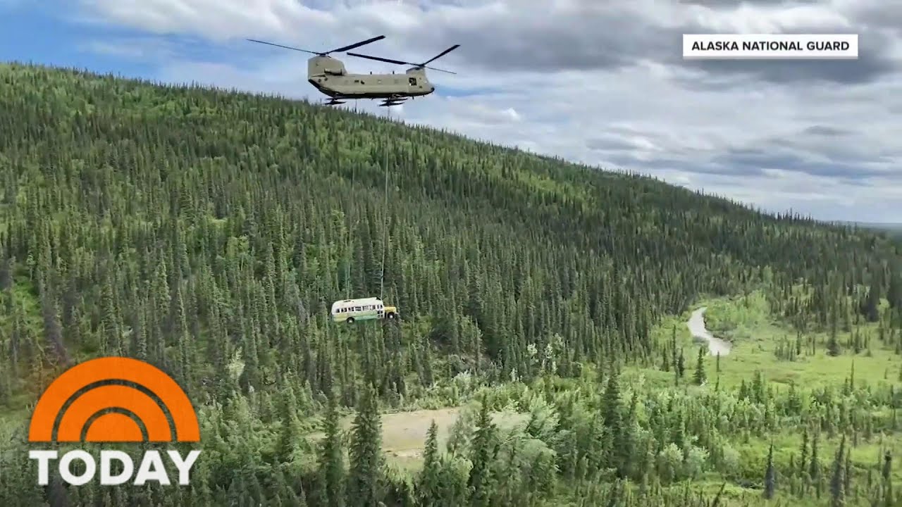 ‘Into The Wild’ Bus Removed From Alaska Back Country | TODAY - YouTube