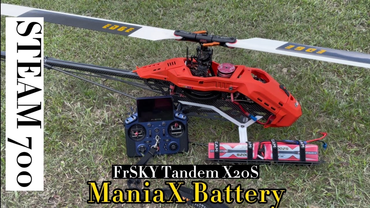 Steam 700 Pro V3 with Frsky Tandem x20s and ManiaX lipo battery!! - YouTube