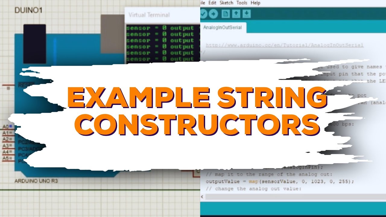 Tutorial Arduino On Proteus String Contructor Youtube 5703