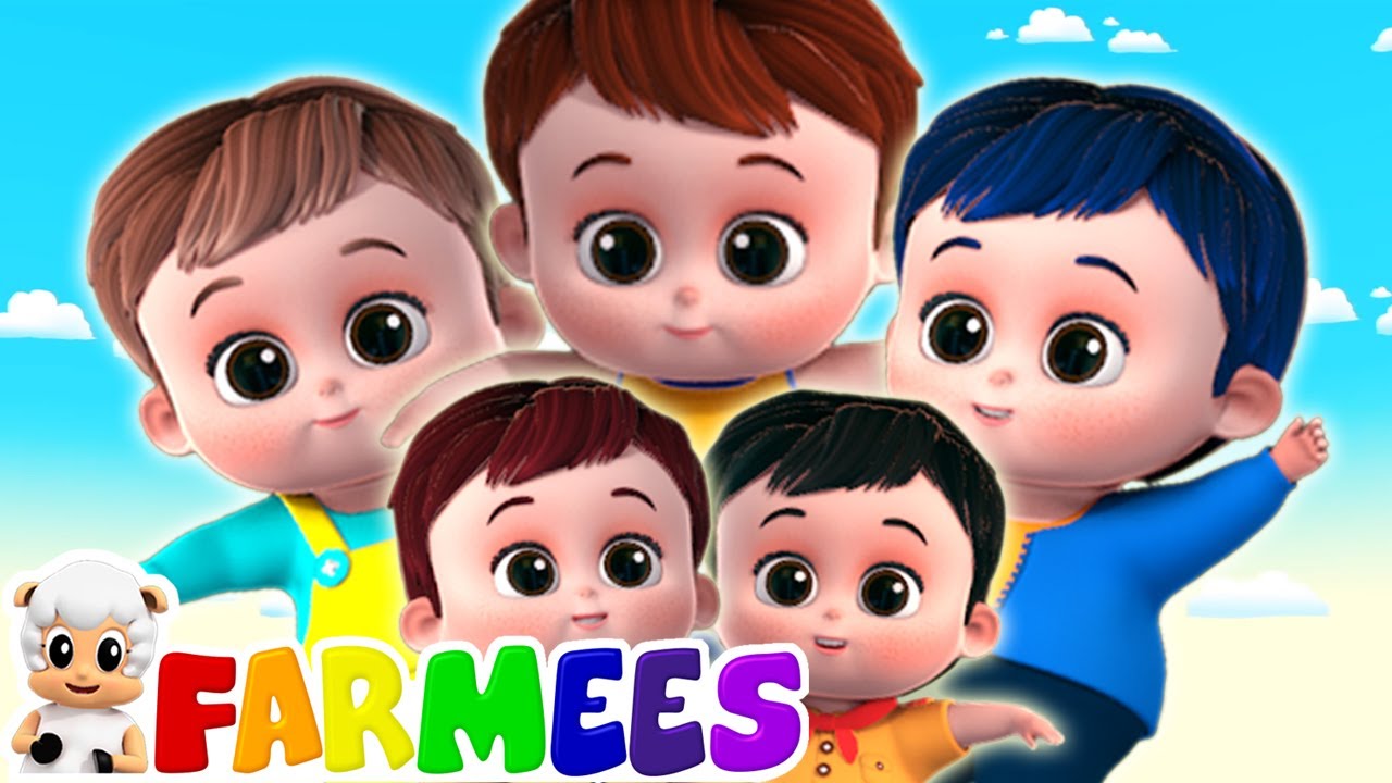 Cinq petits bébés | Comptines pour bébé | Maternelle | Farmees ...