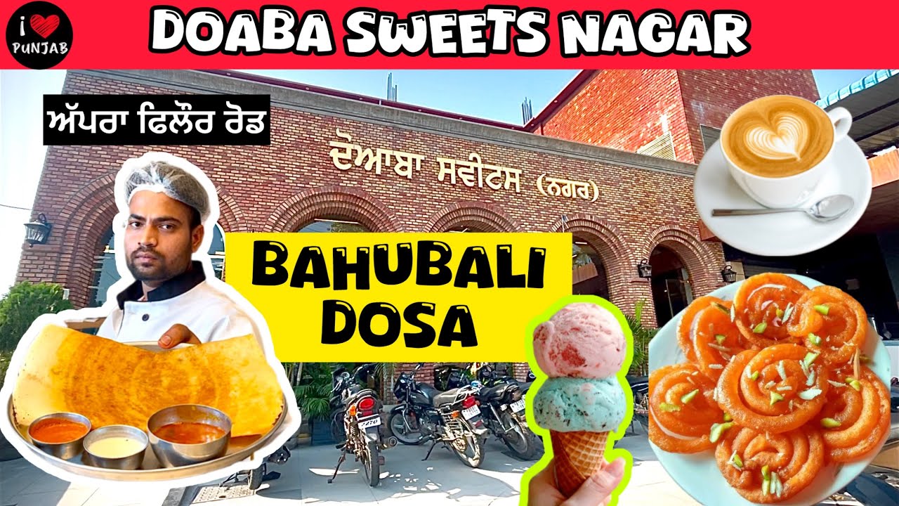 Dry Fruits wala DOSA👌@ DOABA SWEETS | Best Foods in Phagwara | Nagar ...