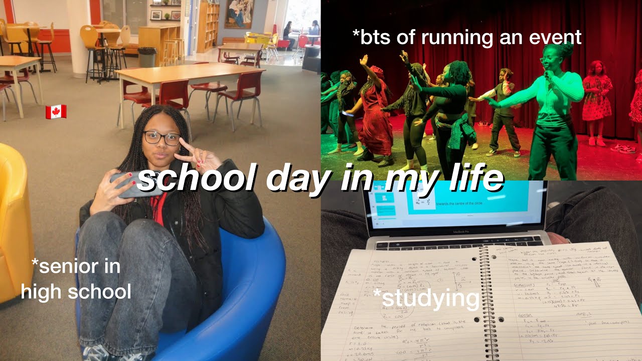 day in the life of a BUSY high school student | running a school event ...