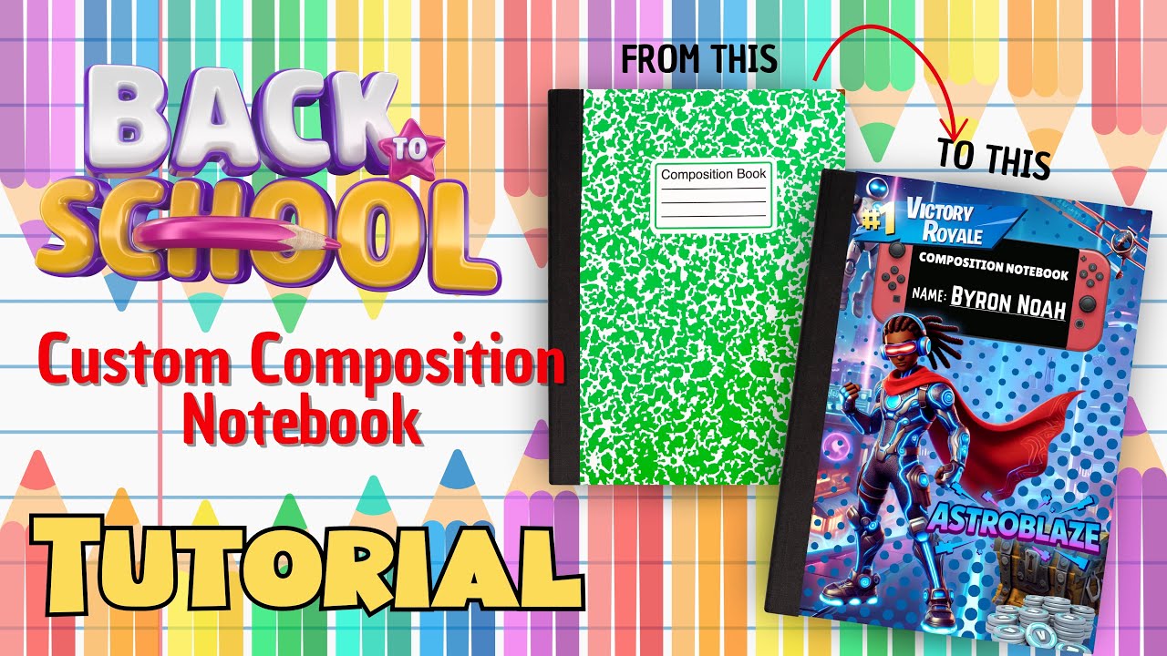 Custom Composition Notebook Tutorial - YouTube