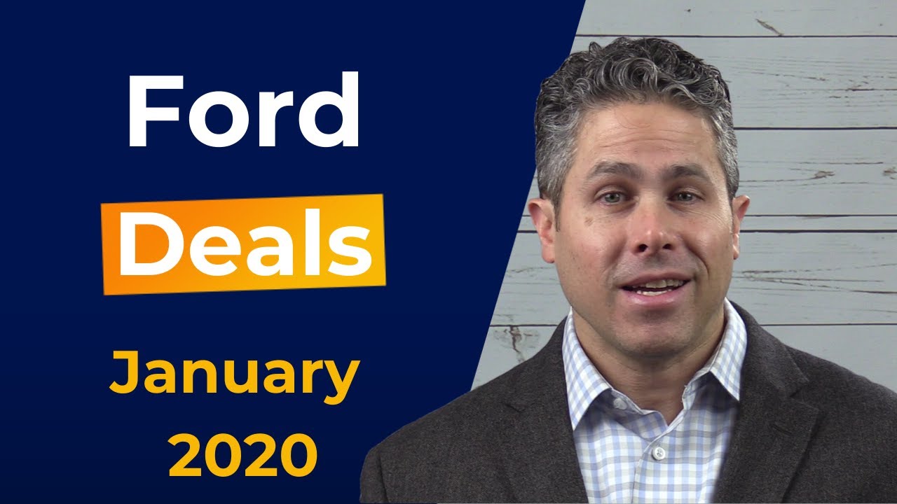 FULL list of Ford Incentives and Lease Deals for January 2020 - YouTube
