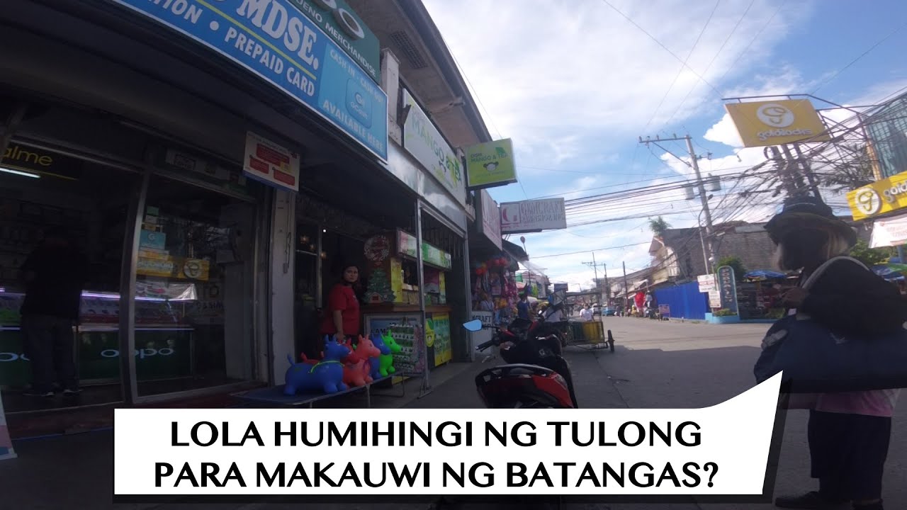 Humihingi ng tulong, nahulog daw po pera nya. - YouTube
