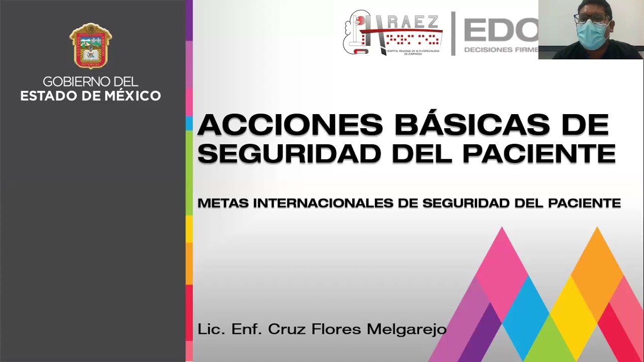 Metas Internacionales de Seguridad del Paciente. Certificación de ...