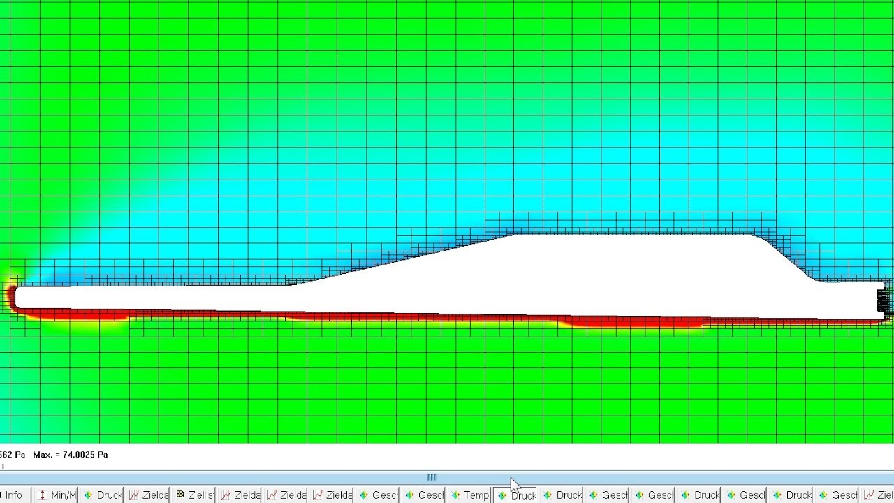 SolidWorks Flow Simulation - Giant Spaceplane High AOA Reentry Early ...