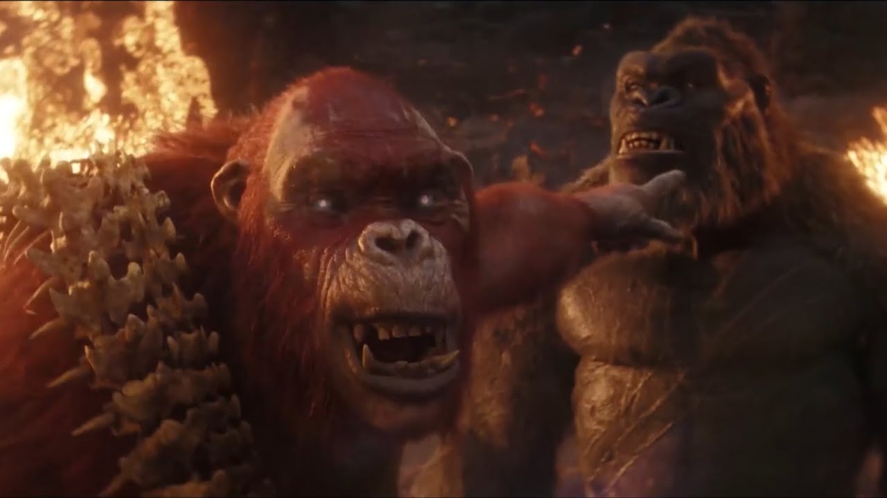 Kong Fight Skar King - Full Scene HD - Godzilla x Kong: The New Empire ...