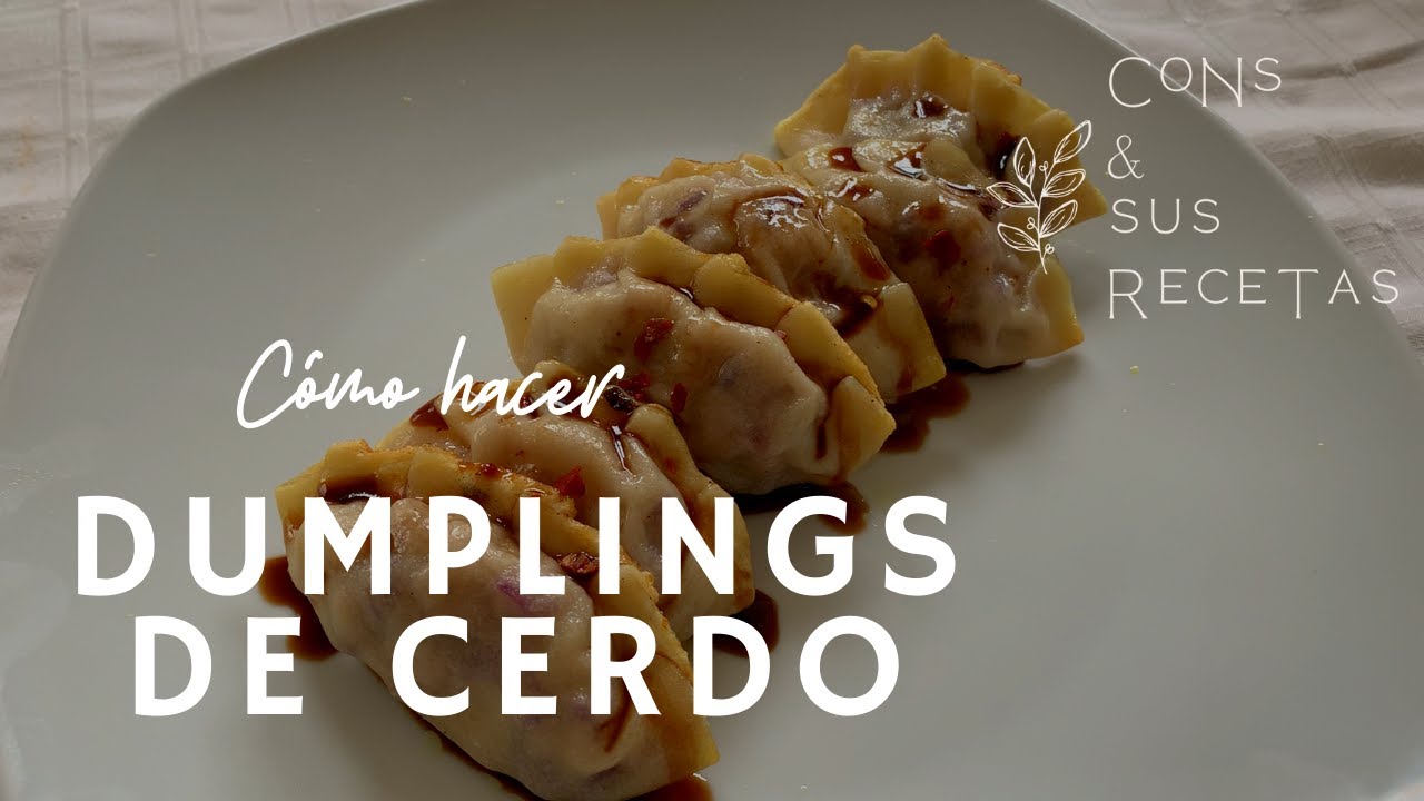 Dumplings de Cerdo - YouTube