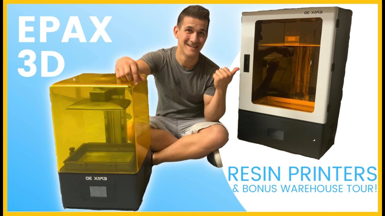 EPAX 3D Resin 3D Printers - HUGE Printers and a Bonus Warehouse Tour ...