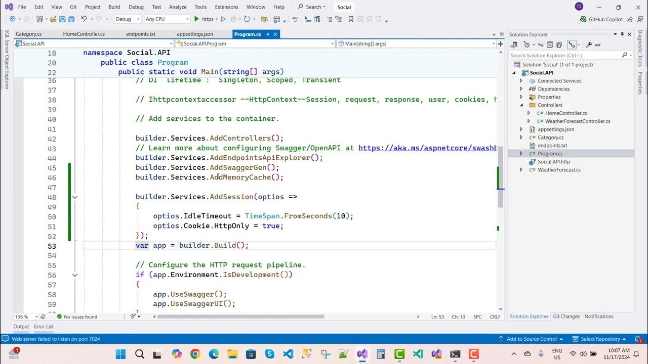 Fix: ASP.NET MVC 8 AspNet.Session Errors - Unable to resolve service for type? - YouTube