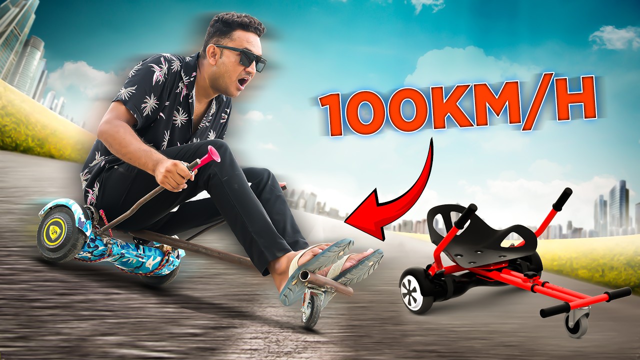Hoverboard ko Bana Diya HoverKart 😳 || DEV RAWAT - YouTube