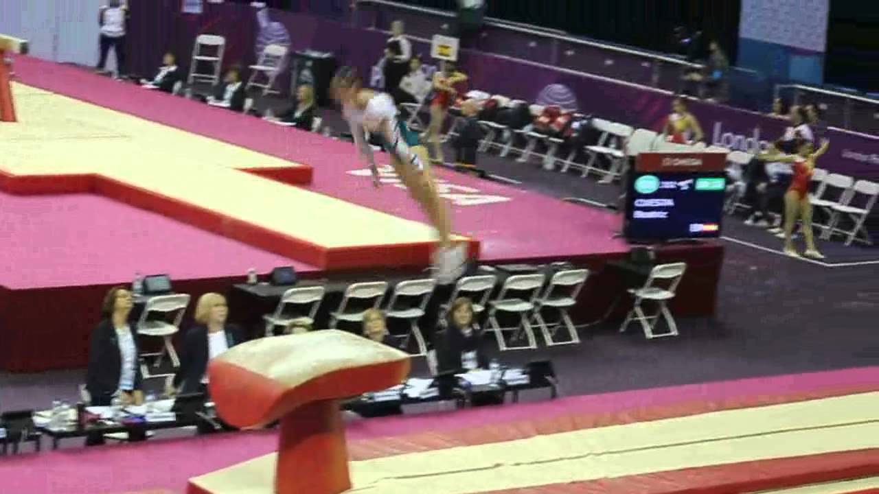 Georgia Simpson AUS Vault London 2012 Test Event - YouTube