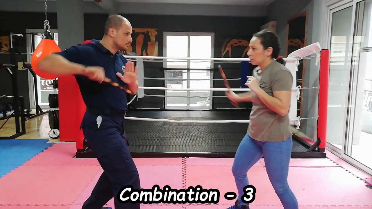 Fcs Kali - Solo Baston Close Range Fight Combinations - Drills and Application - YouTube