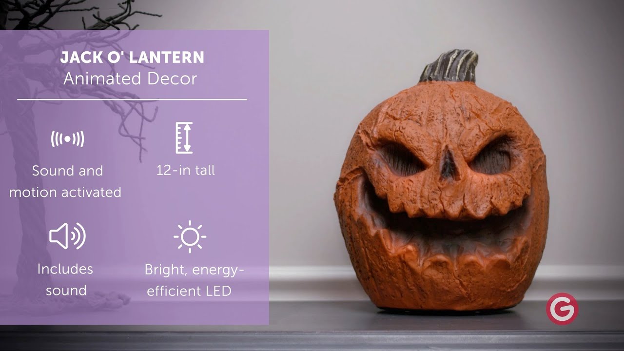 JACK O' LANTERN | Animated Decor - YouTube
