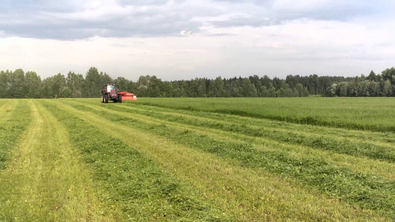 Valtra T161 + Kuhn FC 353 GC - YouTube
