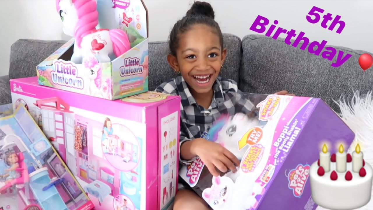 Sarah's 5th Birthday-Home Celebration - YouTube