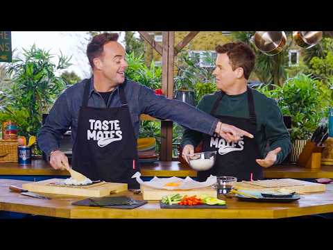 Ant & Dec Make Sushi In The Middle Of A STORM! | Taste Mates Cooking Edition