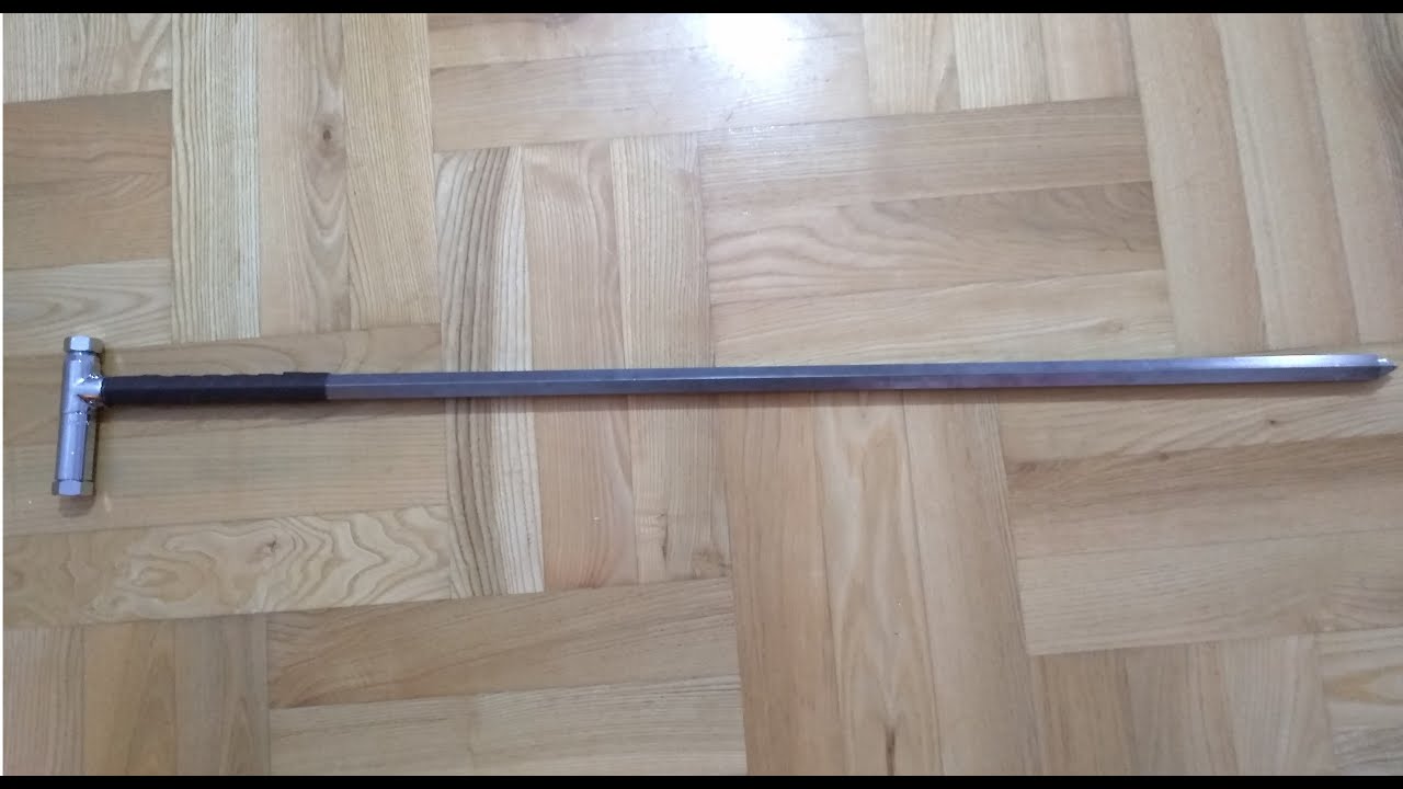 Bloodborne Threaded cane in real life - YouTube