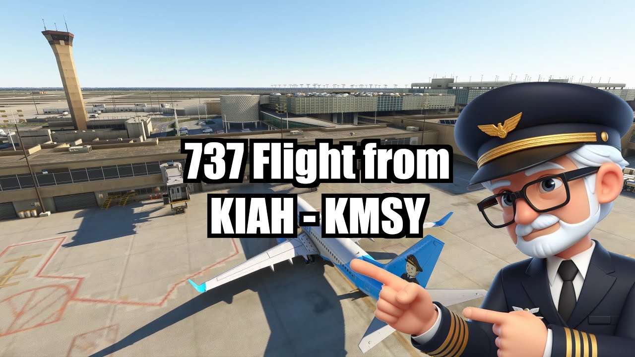 Boeing 737 Flight Tutorial: KIAH to KMSY | PMDG - YouTube