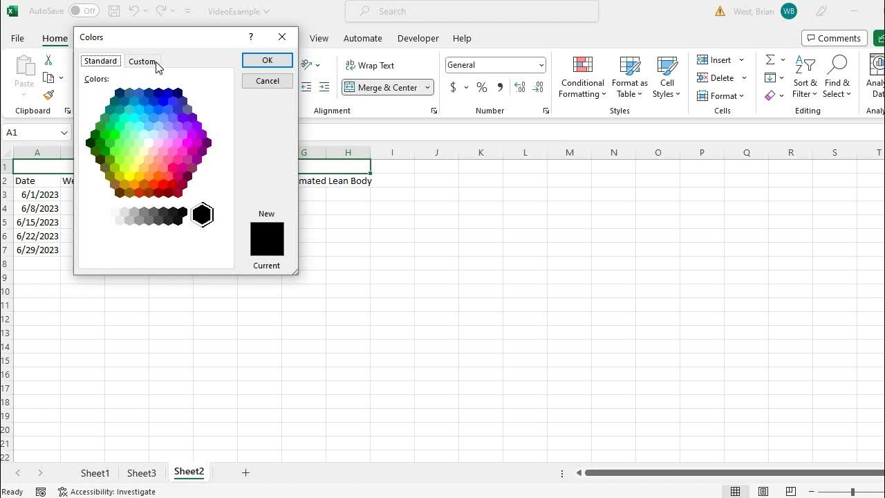 11 Merging and Formatting Cells - YouTube