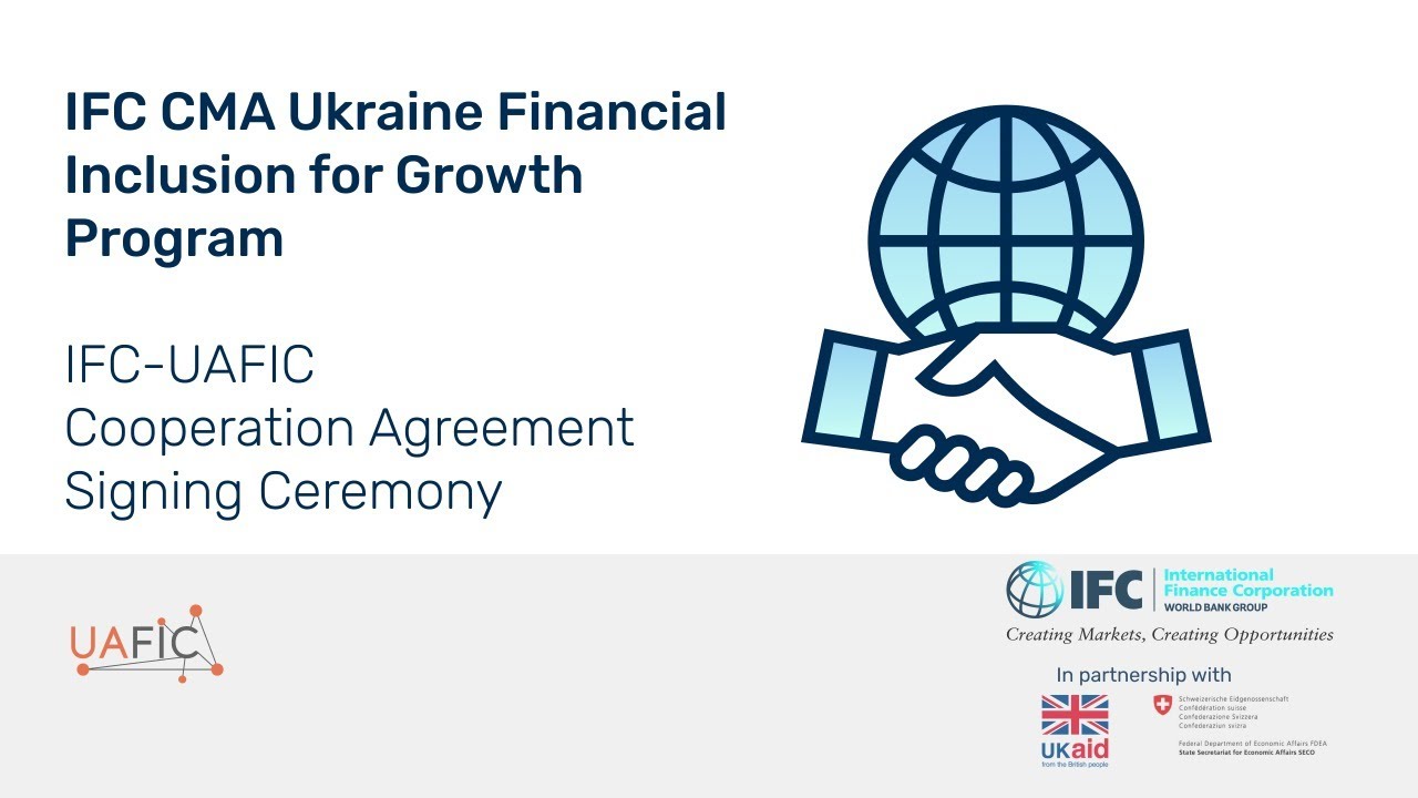 IFC-UAFIC Cooperation Agreement Online Signing Ceremony - YouTube