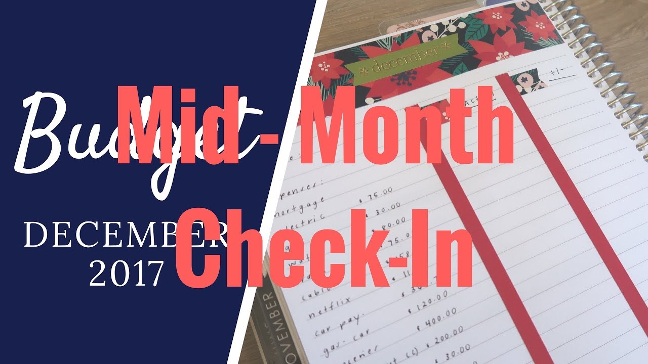 December 2017 Mid-Month Check-In - YouTube