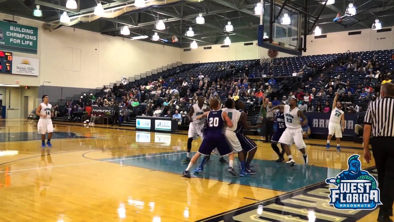11/25 UWF Men's Basketball Highlights vs. Spring Hill - YouTube