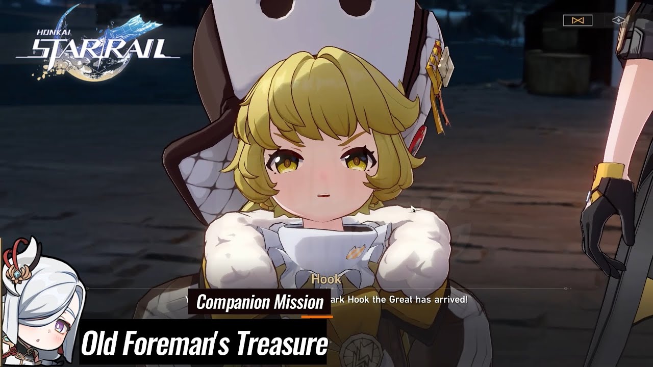 Honkai: Star Rail Hook Companion mission Old Foreman's Treasure - YouTube