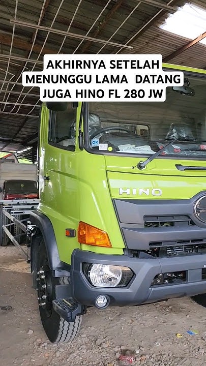 akhirnya setelah menunggu sekian lama datang juga chasis hino fl 280 jw euro4 - YouTube
