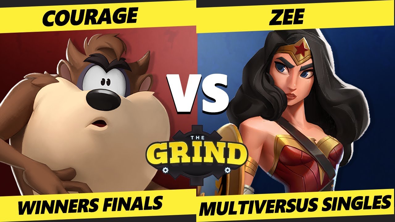 The Grind 199 Winners Finals - Courage (Taz) Vs. Zee (Wonder Woman) Multiversus Tournament - YouTube